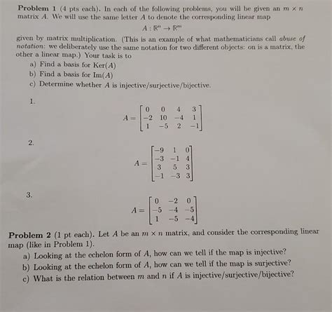 Solved Problem 1 4 Pts Each In Each Of The Following