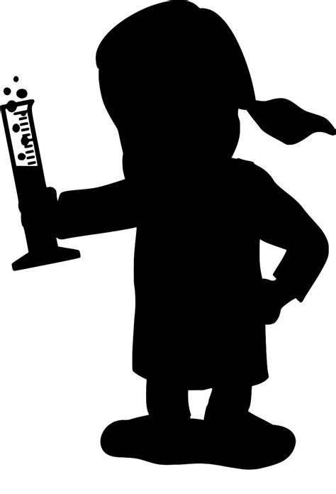 Svg 화학자 만화 실험 아프리카 사람 무료 Svg 이미지 및 아이콘 Svg Silh