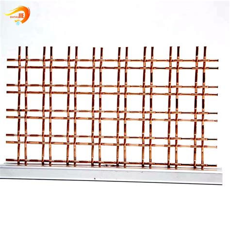 China Stainless Steel Wire Brass Wire Decorative Crimped Wire Mesh