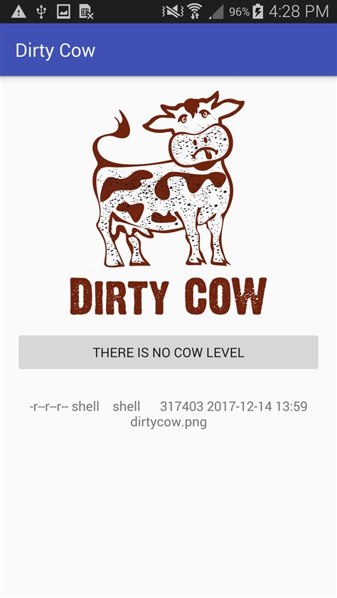 GitHub Davidqphan DirtyCow Dirty Cow Proof Of Concept App