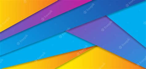 Premium Vector Abstract Colorful Shapes Background