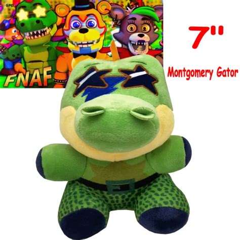 Fnaf Montgomery Gator Plush Rare Security Breach Five Nights At Freddys Xmas £1079 Picclick Uk