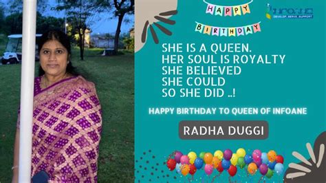 Infoane Technologies Pvt Ltd On Linkedin Radhaduggi Hrdirector Birthday Happiness