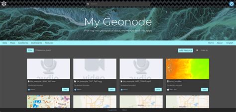 UI Customization GeoNode Training