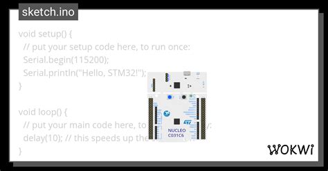 STM Code1 Wokwi ESP32 STM32 Arduino Simulator