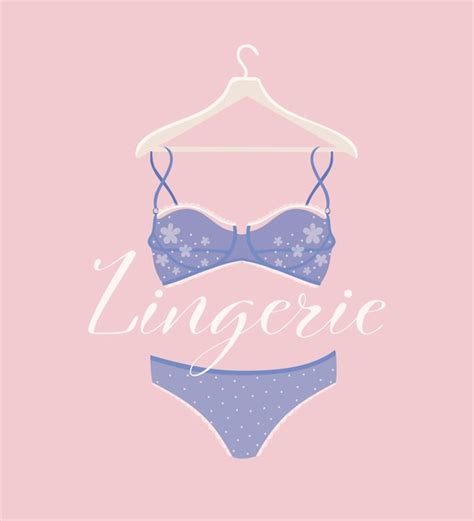 Premium Vector Beautiful Woman Gentle Lace Underwear Flat Female