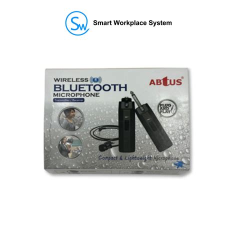 Abtus Wireless Bluetooth Microphone Transmitter Receiver With 3 5mm Fe Smart Workplace System