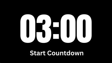 3 Minute Time │ Countdown Timer For 3 Minutes │ Timer Alarm Youtube