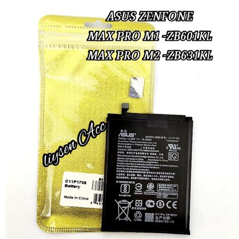 Jual Batre Baterai Asus Zenfone Max Pro M Max Pro M ZB KL C P Original