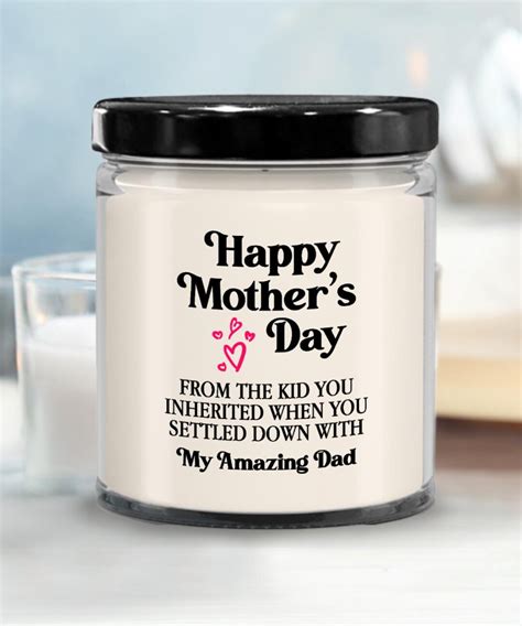 Funny Stepmom Mothers Day Candle For Stepmom Gift For Bonus Mom Mothers Day Gift Ideas Funny