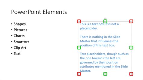 Resize Text Boxes On A Slide In Powerpoint 2013 Windows Powerpoint Tutorials