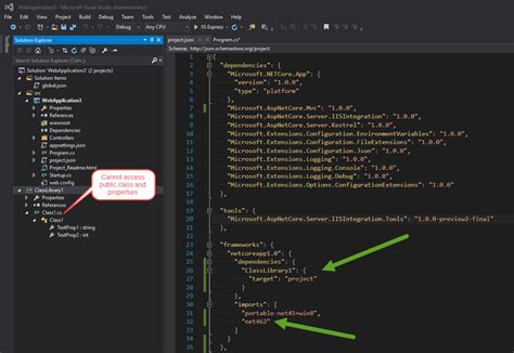 C Referencing Net 462 Class Library From Net Core App Stack
