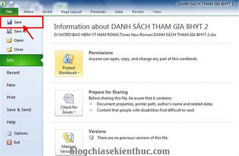 Cách Tạo Mật Khẩu Cho File Excel đặt Password để Bảo Mật Excel