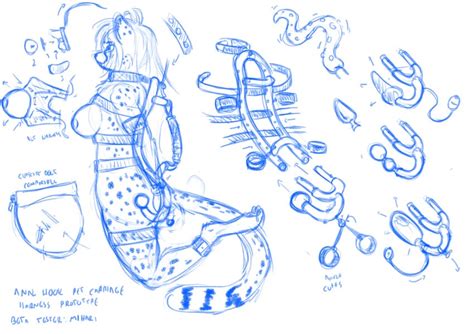 Rule 34 Anal Hook Bound Breasts Collar Feline Female Gag Leopard