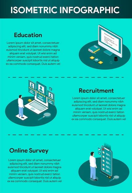 Premium Vector Isometric Business Infographic