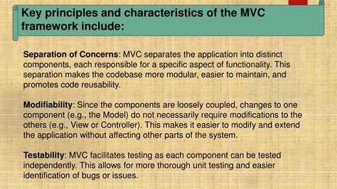 Ppt What Are The Benefits Of Using Mvc Framework In Aspnet
