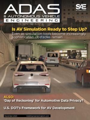 ADAS Autonomous Vehicle Engineering November 2023 PDF Digital