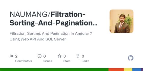 GitHub NAUMANG Filtration Sorting And Pagination In Angular 7 Using