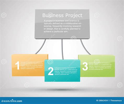 Business Project Background Stock Vector Illustration Of Digitally