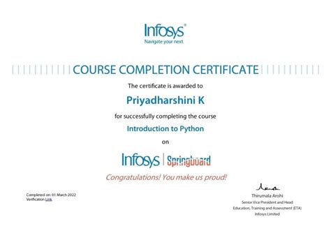 Priyadharshini K On Linkedin Introduction To Python Programming