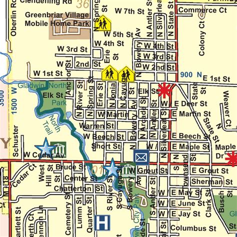 Grout Township And City Of Gladwin Gladwin County Michigan Map By Donald Dale Milne Avenza Maps