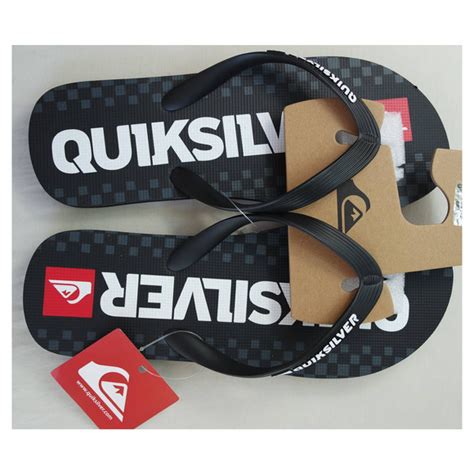 Quiksilver Shoes Quiksilver Mens Flip Flops Sandals Black Java