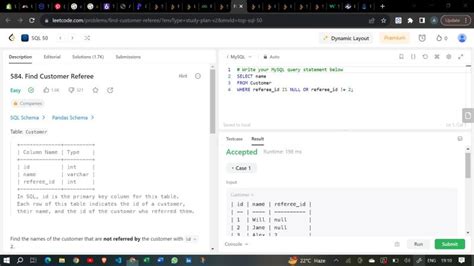 Aditya Aggarwal On Linkedin Sqlchallenge Dataninja Leetcodesql Continuouslearning