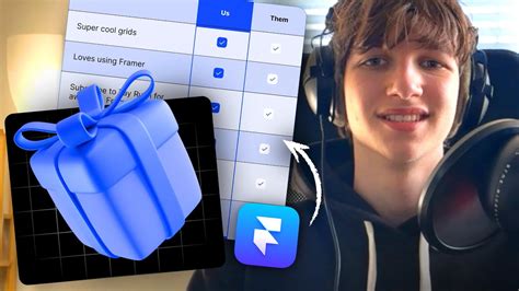 Cool Grid Effects In Framer Animated Grid Custom Table And More Learn Design Tips Youtube