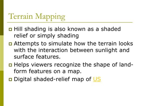 PPT Terrain Mapping And Analysis PowerPoint Presentation Free Download ID