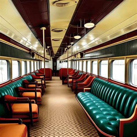 Inside Passenger Train Car