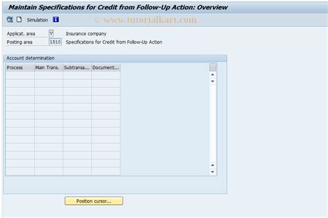 FQC1510 SAP Tcode Credit Specific From Follow Up Acts