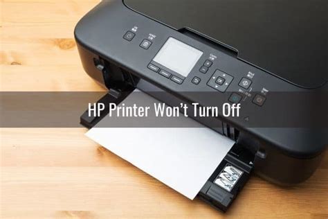 Hp Printer Wont Boot Up Turn On Off Ready To Diy
