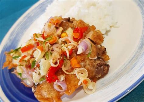 Resep Ayam Geprek Sambal Matah Oleh Shinta Fiara Cookpad