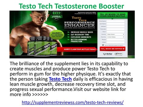 Ppt Testo Tech Testosterone Booster Supplement Powerpoint
