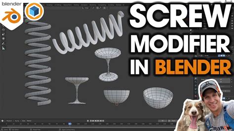 How To Use The Blender Screw Modifier Step By Step Tutorial Blender