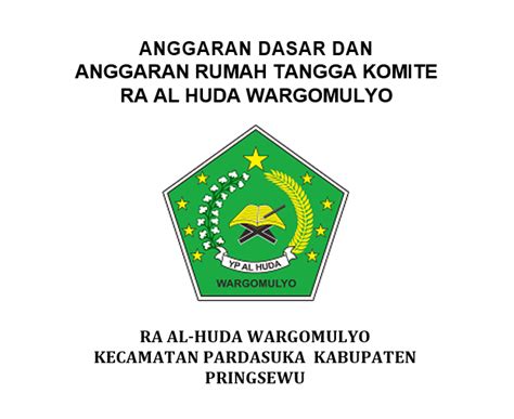Contoh Anggaran Dasar Dan Anggaran Rumah Tangga Komite Ratkpaudkober