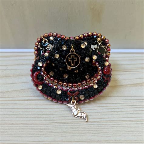Gothic Vampire Adult Pacifier Unique Deco Pacifier For Sale