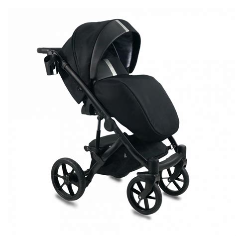 Коляска 3 в 1 Bexa Air 07 Черная кожа Серебряный купить в Воронеже