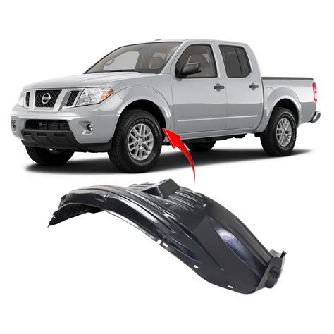 Dcp Front Left Driver Side Fender Liner For 2005 2019 Nissan Frontier
