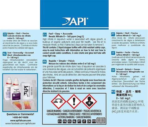 Api Nitrate Test Kit Seaflower