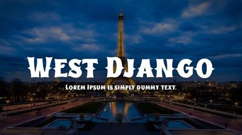 West Django Font Download Free For Desktop And Webfont