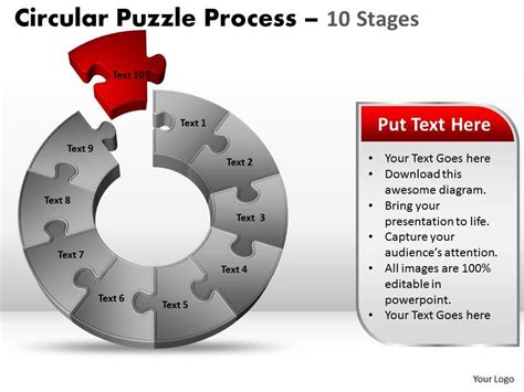 Components Circular Diagram Puzzle Process Presentation Graphics Presentation