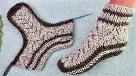 НОСОЧКИ НА ДВУХ СПИЦАХ 💥 ПОДРОБНЫЙ МАСТЕР КЛАСС Youtube