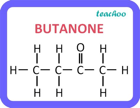2 Butanone Structural Formula