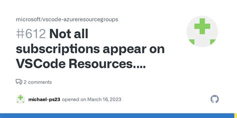 Not All Subscriptions Appear On Vscode Resources Why · Issue 612
