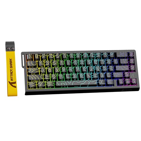Attack Shark X68 He 8000hz Rapid Trigger Keyboard 0 01mm Rt Accuracy Wired Gaming