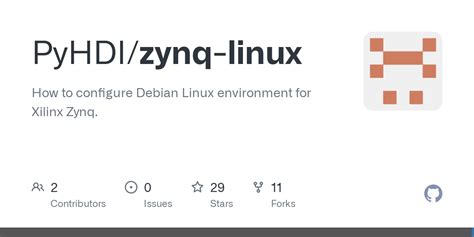 GitHub PyHDI Zynq Linux How To Configure Debian Linux Environment