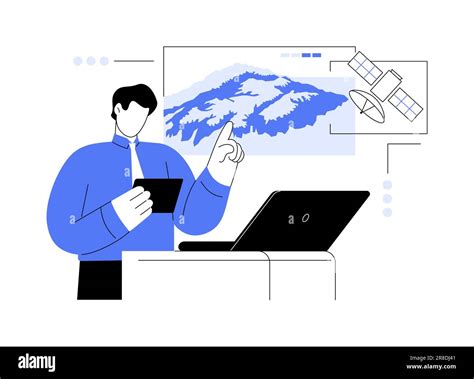 Present Remote Sensing Data Abstract Concept Vector Illustration Stock Vector Image And Art Alamy