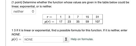 solved 1 ﻿point ﻿determine whether the function whose