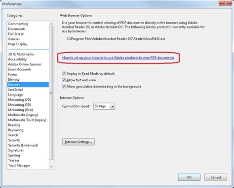 Web Internet EDI SystemAbout Adobe Reader Setting